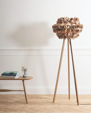 Contemporary Wooden Floor Lamps | Tom Raffield