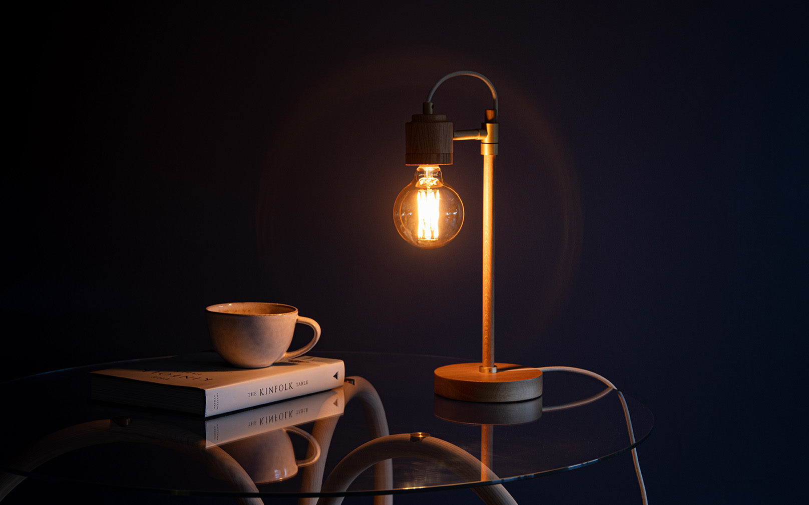 Elin Table Light | Wooden Desk Lamp | Tom Raffield