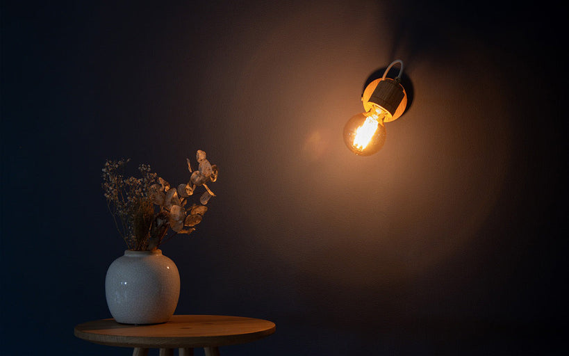 Spire Wall Light | Wooden Sconce with Shade | Tom Raffield