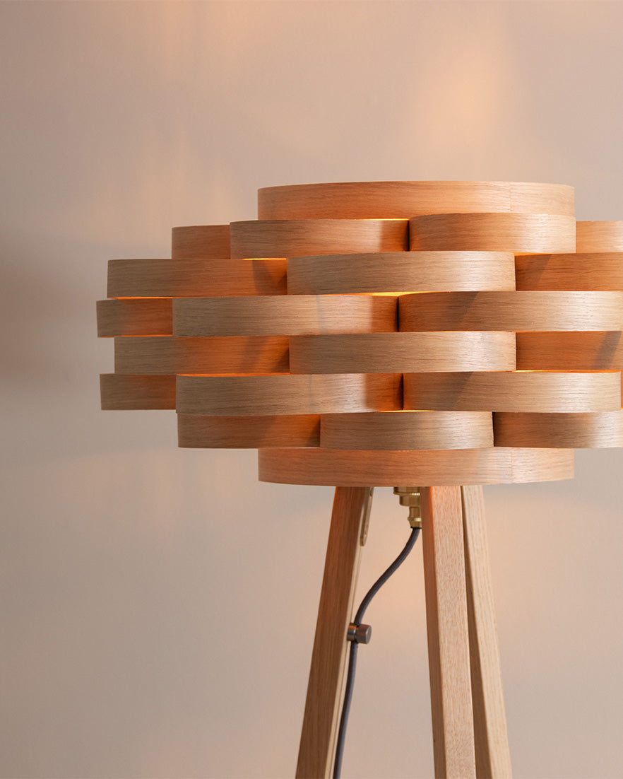 Gwenen Floor Light | Tom Raffield
