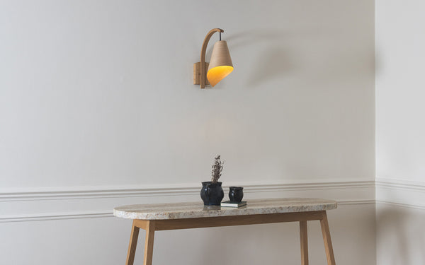 Keel - Stem Wall Light | Tom Raffield