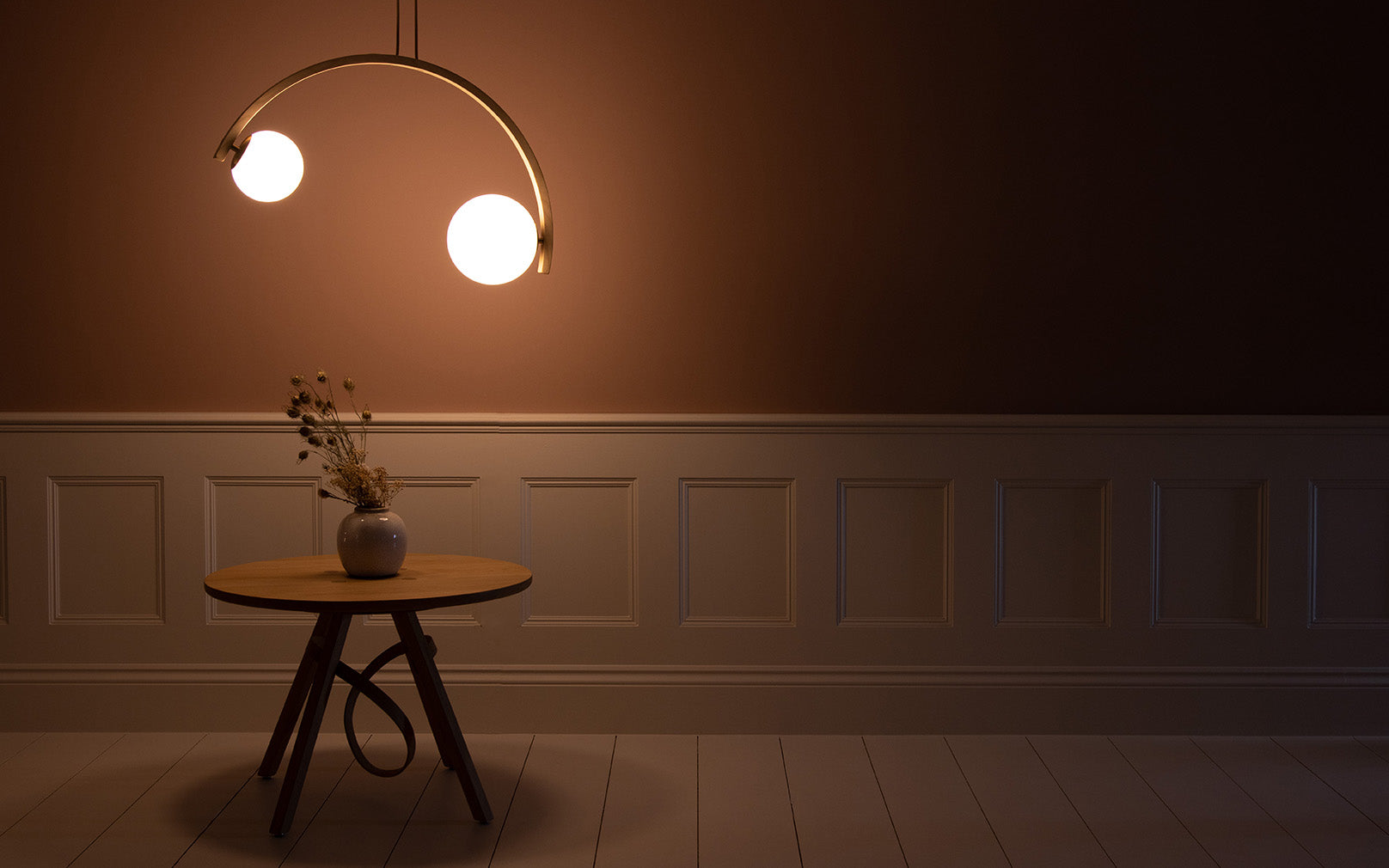 Loer Crescent Pendant | Tom Raffield