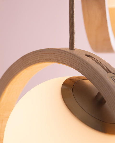 Loer Pendant Small - Trio Cluster | Tom Raffield