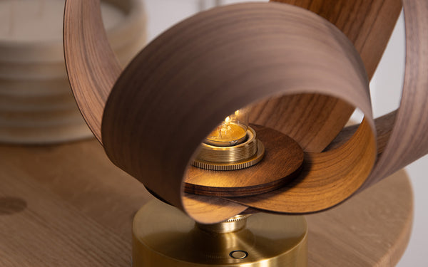 Verso Portable Table Light | Tom Raffield