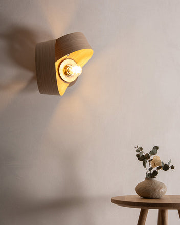 Neap Wireless Wall Light | Cordless Sconce | Tom Raffield