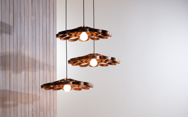 Arame Pendant Small - Trio Cluster – Tom Raffield