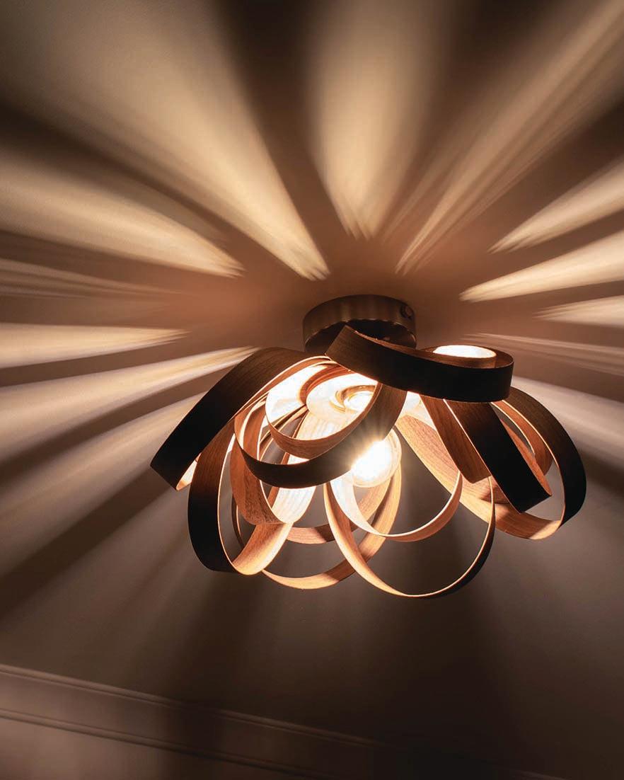 Skipper Small Flush Ceiling Light – Tom Raffield