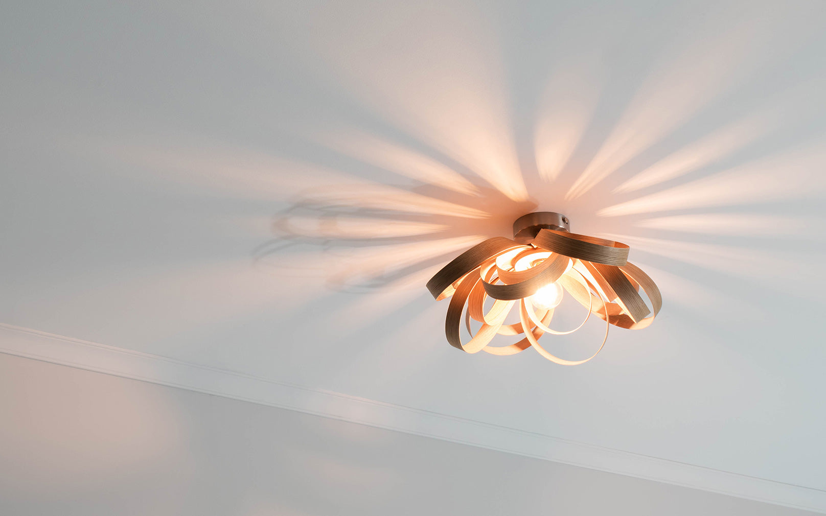 Skipper Small Flush Ceiling Light – Tom Raffield