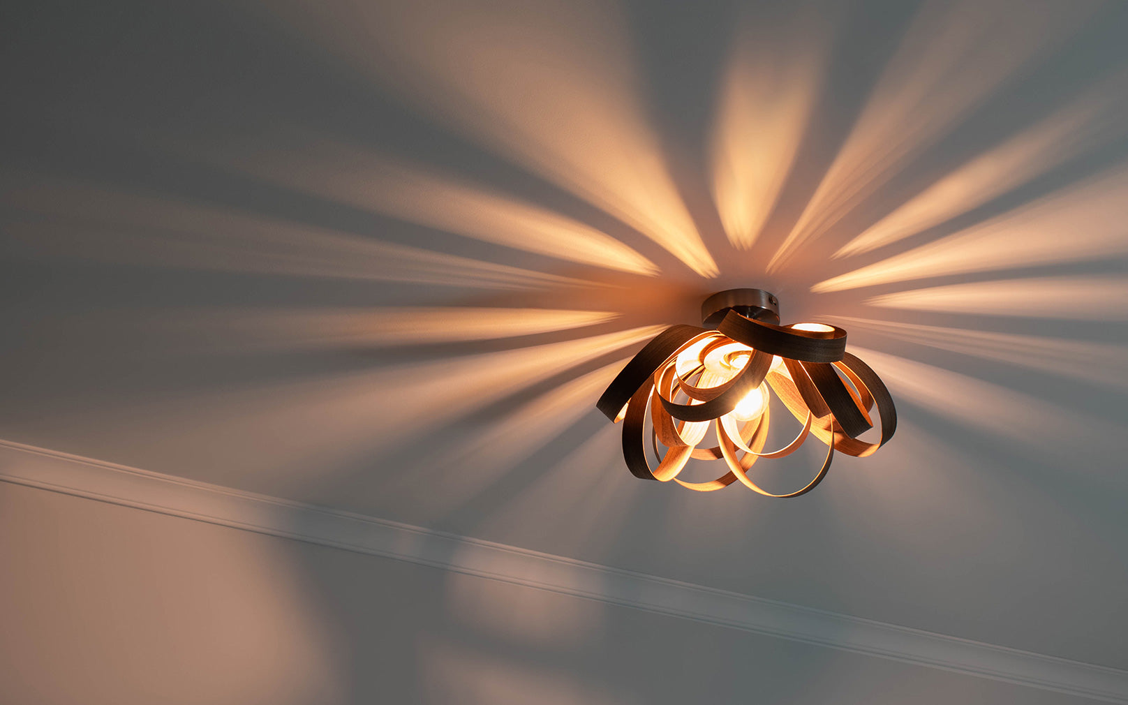 Skipper Small Flush Ceiling Light – Tom Raffield